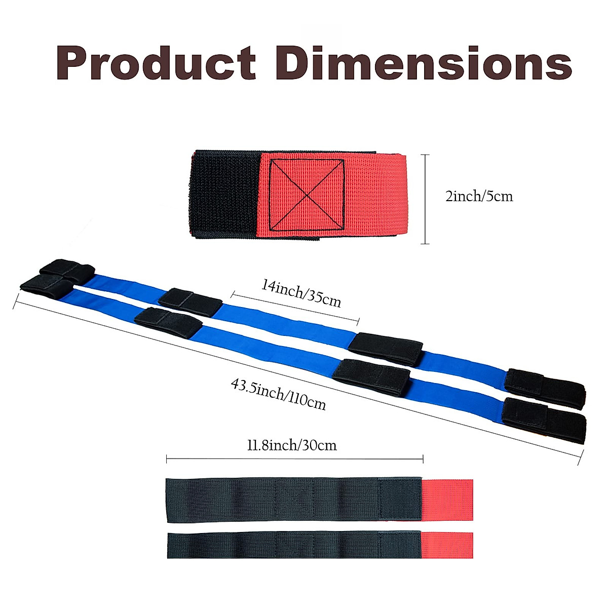 4 Legged Race Band Walker, Outdoor Party Game for Kids Teens Adults, Birthday Holiday Party, Team Building, Field Day, Picnic Game, Relay Race, Family Backyard Fun (2 Pack w Storage Bag orange&green)