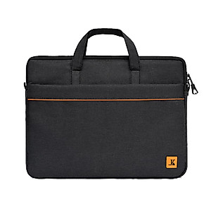 YANGKE Laptop Shoulder Bag Compatible with MacBook Air/Pro,13-13.3 inch Notebook, MacBook Pro 14, Waterproof Carrying Case with Rubber Mouse Pad plus 2.4G Wiress and BT Mouse, Black (grey)
