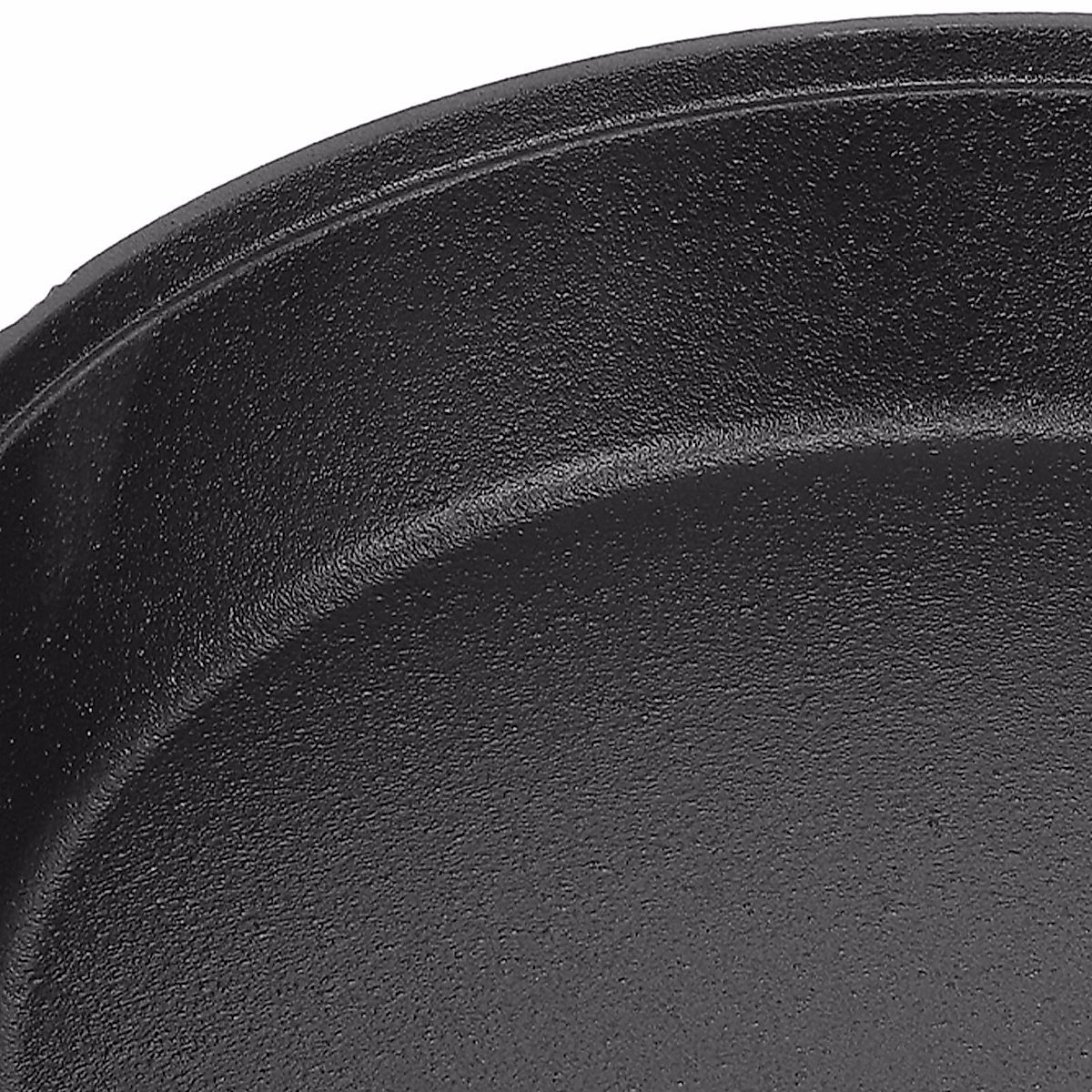 Cast Iron Skillet with 2 Handle, Non Stick Heat Resistant Frying Pan 25cm Rounde Mini Flat Bottomed Camping Skillet Cooking Cookware for Cooking Egg Steak