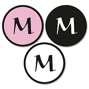 Personalized Bloom Initial Envelope Seals - Set of 144 Self-Adhesive, Flat-Sheet, 1-1/2" Sticker Seals, By Colorful Images