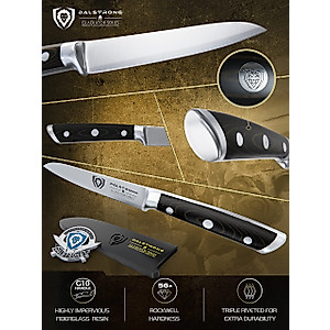 Dalstrong Gladiator Series Elite 8" Chef Knife Bundled with 3.5" Paring Knife