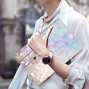 Case for All Amazon Kindle Fire 7 Tablet (9th/7th/5th Generation, 2019/2017/2015 Version), Multi-Angle Anti Slide Folio Stand Smart Cover for Amazon Kindle Fire 7 inch- Dandelion Floral