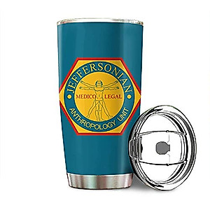 Bones Jeffersonian Institute Logo Stainless Steel Tumbler 20oz & 30oz Travel Mug