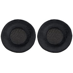 1 Pair Earpads Compatible with Corsair Virtuoso RGB Wireless SE Headphones Replacement Velour Memory Foam Ear Cushions Headset Repair Parts Black