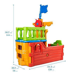 ECR4Kids Buccaneer Boat, Play Structure, Assorted