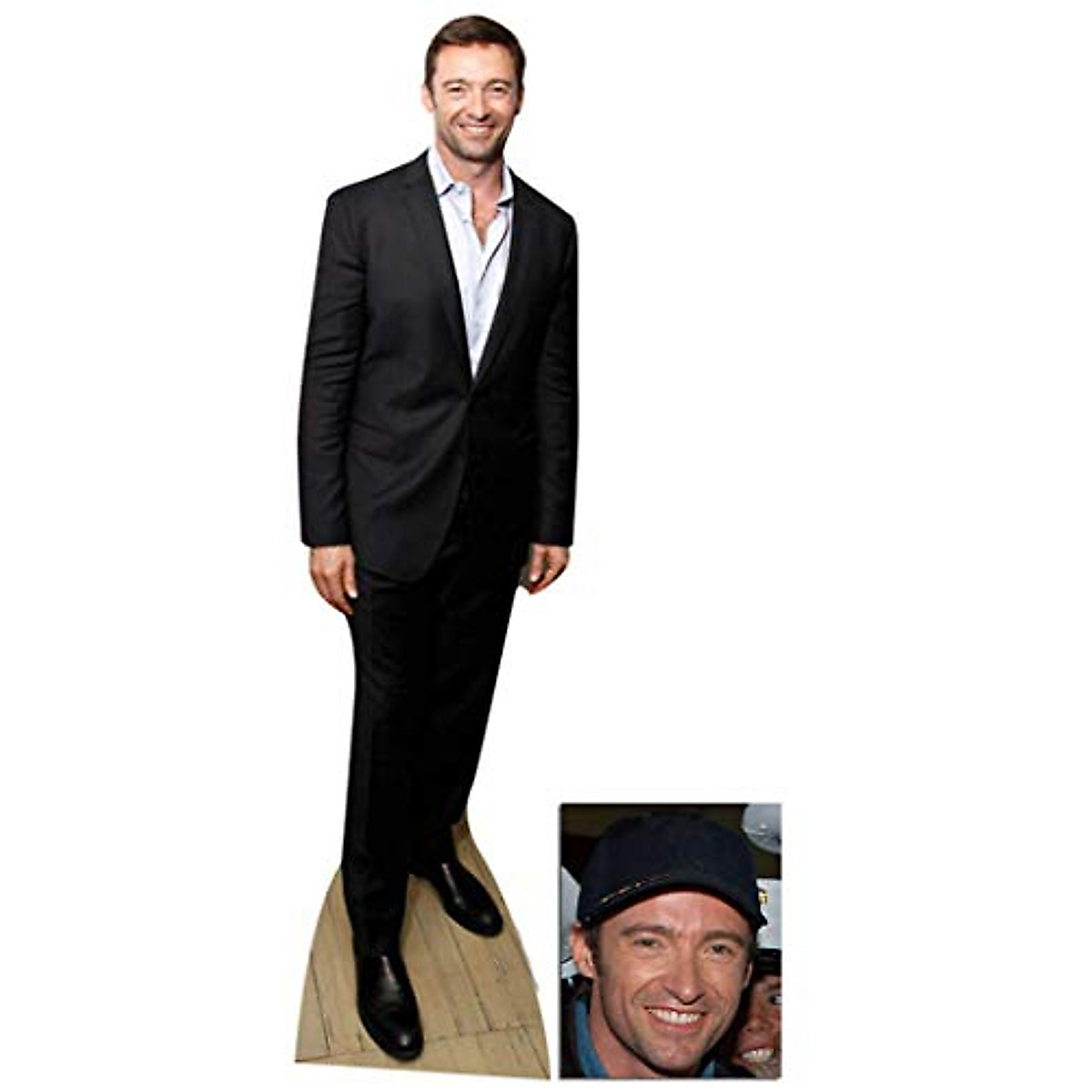 Fan Pack - Hugh Jackman Lifesize Cardboard Cutout/Standee - Includes 8x10 (20x25cm) Star Photo
