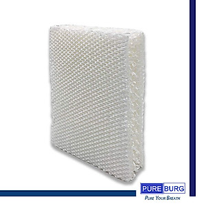PUREBURG HFT600 Replacement Humidifier Wick Filters Compatible with Honeywell HFT600 Fits HEV615 and HEV620 Series Top Fill Tower humidifier,Filter T, 4-Pack