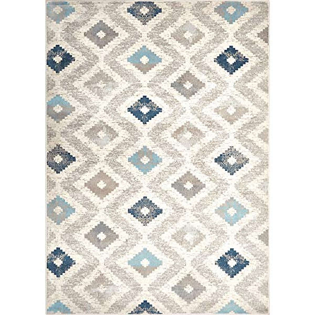 Home Dynamix Melrose Maritza Area Rug, 4x5, Blue/Ivory