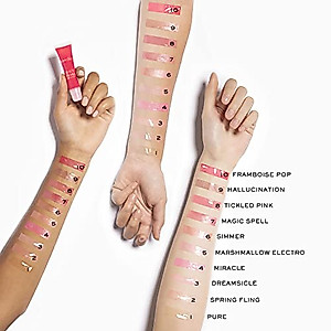 Lancôme Juicy Tubes Shine Lip Gloss - High Shine & Lasting Hydration - Vitamin E Enriched - 10 Framboise Pop (Sparkle)