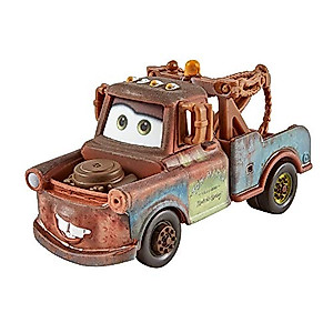 Mattel Disney Cars Toys, Radiator Springs 3-Pack of Die-Cast Toy Cars & Trucks with Lightning McQueen, Mater & Sheriff
