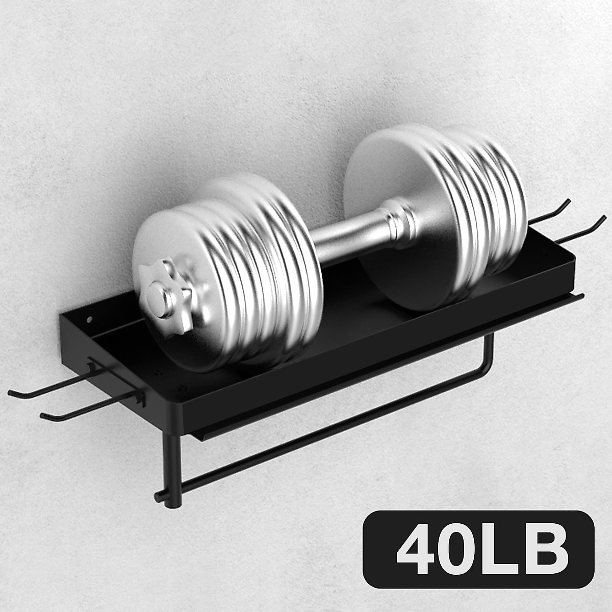 Taozun Self Adhesive Paper Towel Holder - Under Cabinet Paper Towel Rack for Kitchen, SUS304 Brushed Stainless Steel (No Drilling)