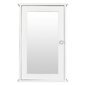 3 Tier Bathroom Wall Mount Medicine Cabinet w/Adjustable Shelves & Single Mirror
