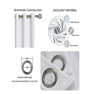 Piano Guitar Blackout Curtains, Music Equipment 3D Printed Drapes, 2 Panels Window Curtains, Grommet Thermal Insulated Window Curtain for Bedroom Living Room Windows 1m²