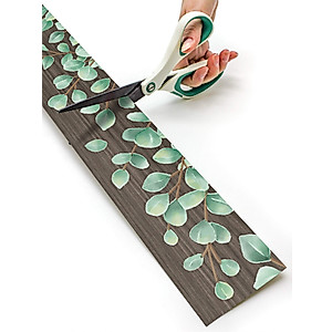 Teacher Created Resources Eucalyptus Straight Rolled Border Trim - 50ft - Decorate Bulletin Boards, Walls, Desks, Windows, Doors, Lockers, Schools, Classrooms, Homeschool & Offices