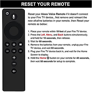 New 2nd Voice Replacement Remote Control L5B83H fit for Amazon Fire TV Cube (1st and 2nd Gen), Amazon Fire TV Stick (4K and 2nd Gen and 3nd Gen), Amazon Fire TV (2nd Gen) and Amazon Fire TV Stick Lite