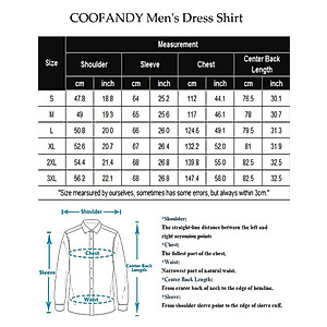 COOFANDY Mens Green Button Down Shirt Floral Jacquard Dress Shirts Long Sleeve Button Up Shirt Wedding Dress Shirts