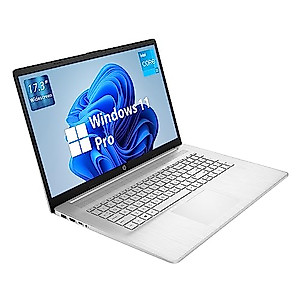 HP 2023 17.3" Business Laptop, Widescreen HD+ 1600 x 900 Display, Intel Quad-Core i3-1125G4 up to 3.7 GHz, 16GB DDR4, 1TB SSD, 9.5 Hours Battery, USB C, HDMI, Bluetooth, WiFi, Windows 11 Pro, MarsPC