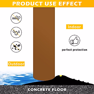 20Ft Universal Garage Door Bottom Threshold Seal Strip with 20oz Glue Gel, Weatherproof Rubber DIY Weather Stripping Replacement - Black