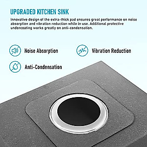 Le Bijou Collection 30 Inch Workstation Undermount 30 x19 Inch Single Bowl 16 Gauge Stainless Steel Handmade Kitchen Sink with Integrated Ledge and Accessories