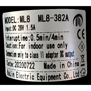 Mulin Electric Power Recliner Motor Replacement with Cord Model ML8-382 Linear Actuator for Sofa Lift Chair Couch Massage Seat Bed