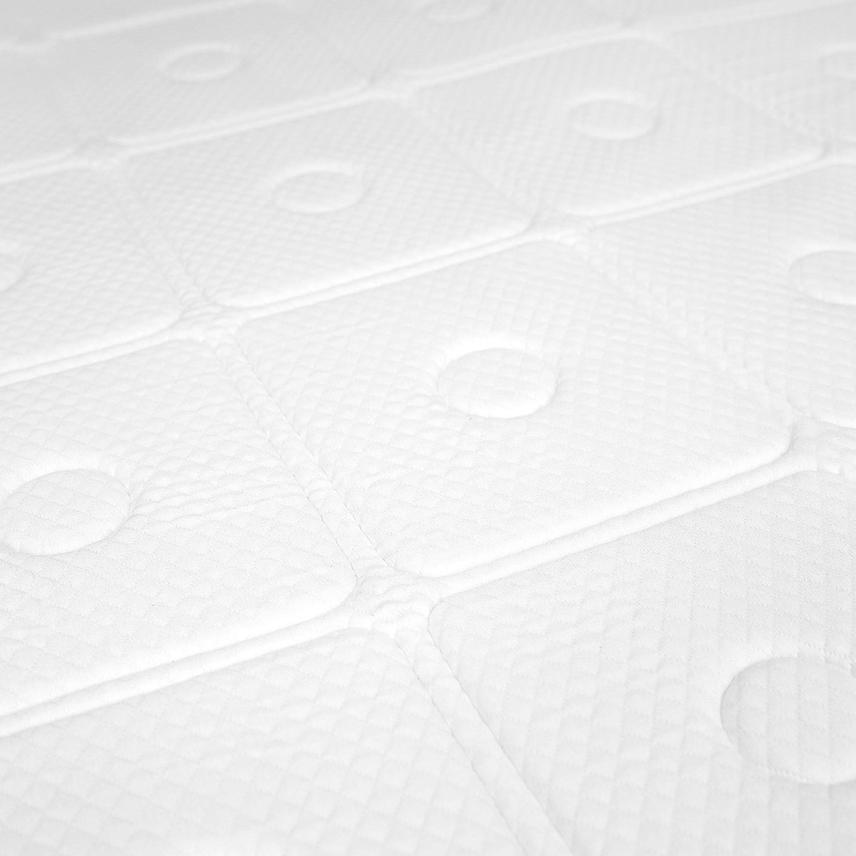 SensorPEDIC Luxury Extraordinaire 3-Inch Quilted Memory Foam Mattress Topper, California King Size, White