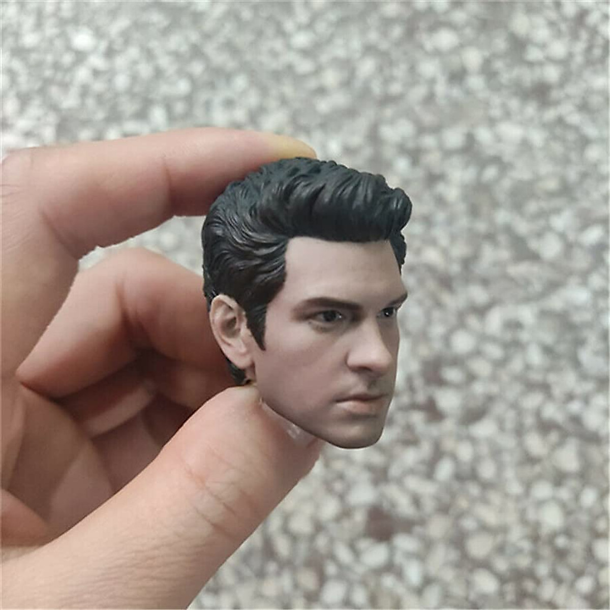 Fremego 1/6 Scale Male Head Sculpt,European Man Head Carved for 12inch Male Soldier Action Figure Collection