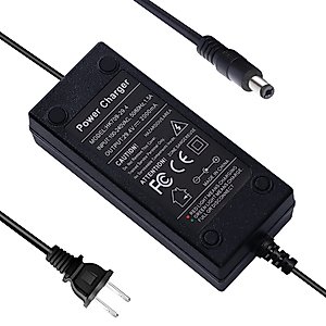 EVAPLUS 29.4V 2A Battery Charger for 25.2V 25.9V 24V battery, Input 100-240V AC-DC DC 5.5 x 2.1 mm Plug, Charge Port for Lithium Battery Pack