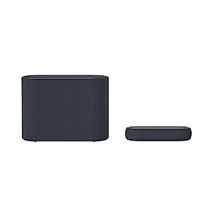 LG Eclair QP5 Sound Bar 3.1.2ch, Dolby Atmos & DTS:X with Upfiring Height Speakers Compact Design, 4K & HDR Passthrough, Black - 2021