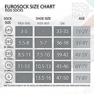 Eurosock Junior Supreme Socks, Anthracite, XXXX-Small