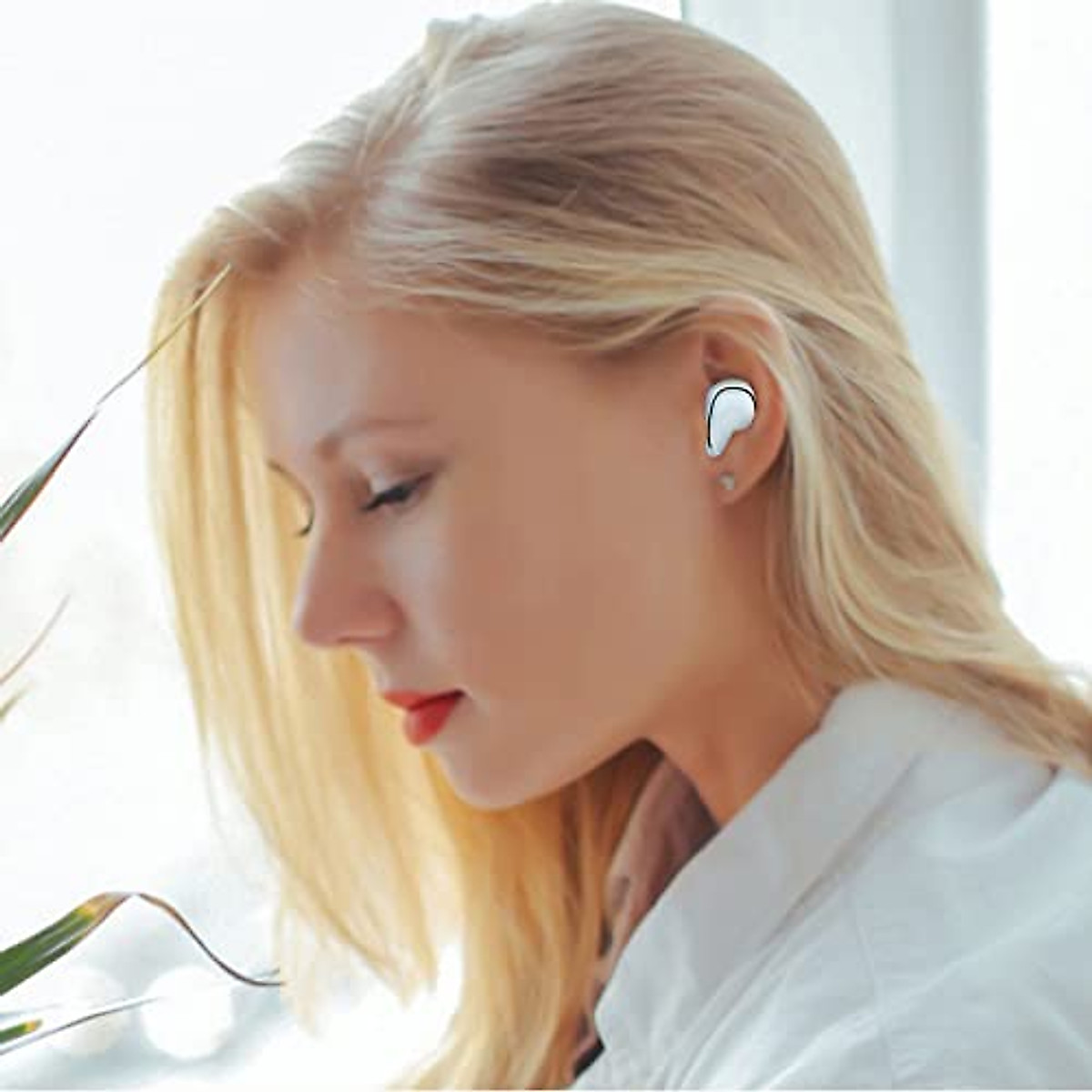 Wireless Bluetooth 5.2 Headphones Transparent Digital Display Headphones Mini in-Ear Wireless Sports Headphones New &HiFi