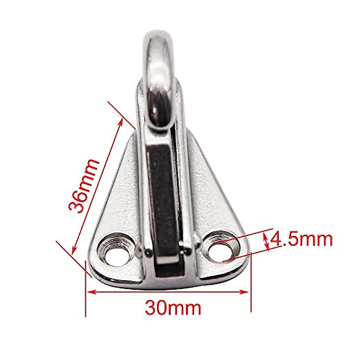 Spring Snap Attach Rope Hook, Stainless Steel 316 Fender Spring Hook Fending Hook Marine Clothes Boat Hardware Accessories (2)