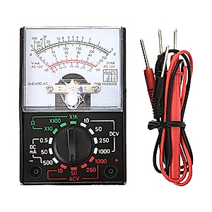 Fielect MF110A Digital Multimeter with DC AC Voltmeter and Ohm Volt Amp Tester and Diode Voltage Tester Meter with Test Probe