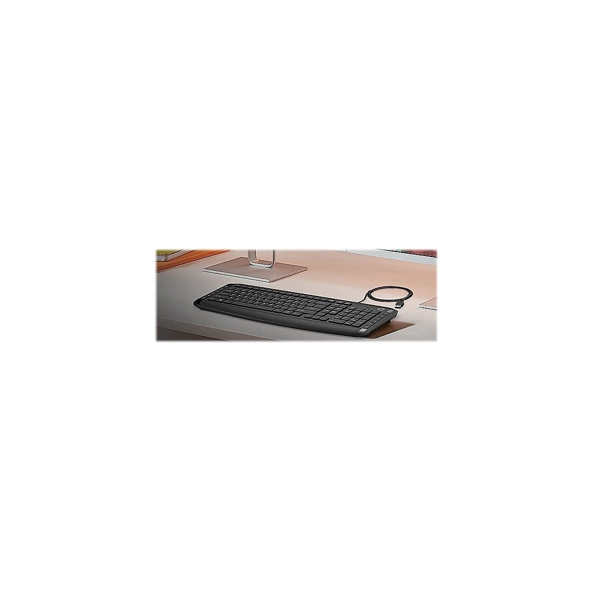 HP Pavilion Wired Keyboard and Mouse 200 (Black) - USB-A Plug-and-Play - Full-Sized Keyboard with Numeric Keypad, Enhanced F1-F12 Keys, & 12 Hotkeys - 1600 DPI Mouse - Windows Compatible (9DF28AA#ABL)