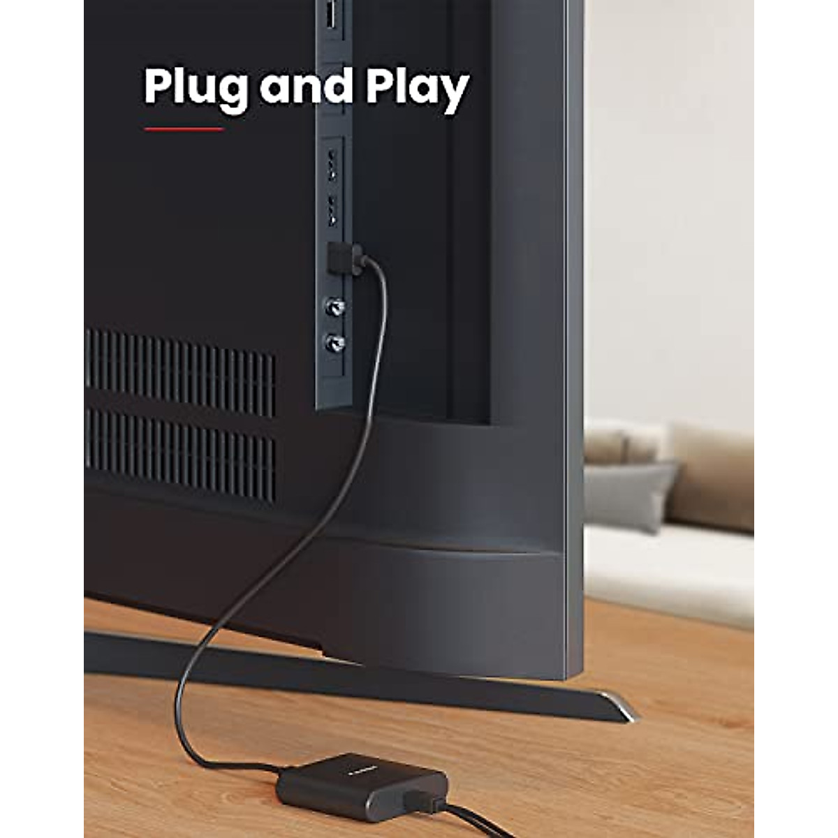Nebula 4K Streaming Dongle with HDR, Android TV Box, 7000+ Apps, Compatible with Google Assistant and Chromecast, Supports Dolby Digital Plus, Plug-in Smart TV with 2GB RAM and 8GB ROM Storage