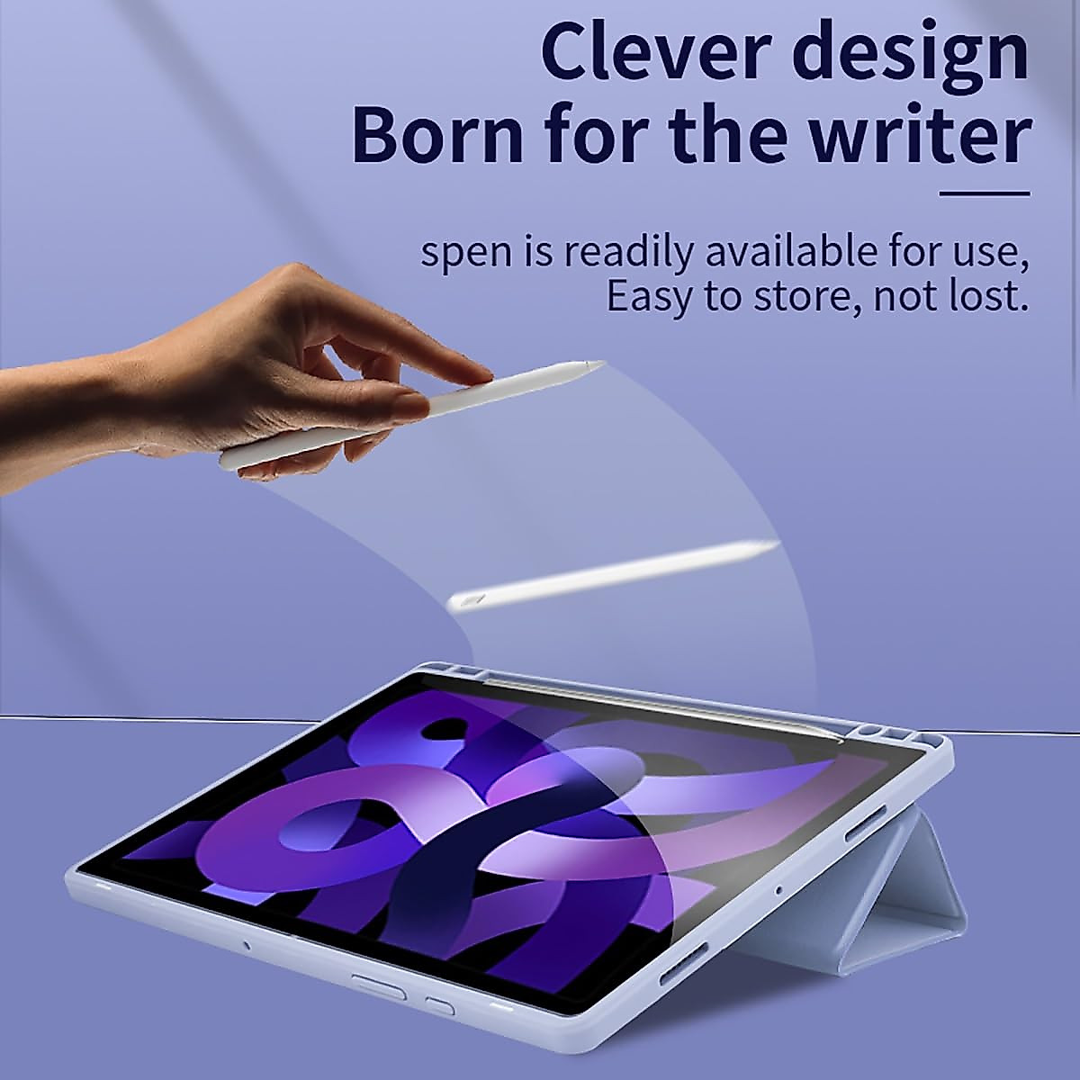 Tablet PC Case Compatible With Samsung Galaxy Tab S8 Plus/S7 Plus 12.4 Inch SM-X800/X806/SM-T970/T975 Smart Tablet Cover Case,Slim Protective Folio Shell Cover,Could Multi-Angle Viewing TPU Leather Ca