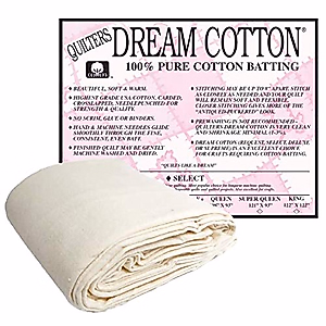 Quilter's Dream Select Loft Batting for Quilting (Twin, White)
