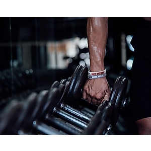 RUANJAI -Upgraded- 12-Pack Motivational Wristbands for Men, Women & Teens, 12x8” Silicone Rubber Bracelets with Inspirational Quotes, Unisex Adult Wristbands, 5 Unique Designs, 12 Pack