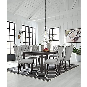 Signature Design by Ashley Jeanette Rectangular Dining Room Table, Black