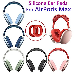 NC Silicone Ear Cushions are Suitable for Air Pods Max Headset Replacement Ear Cushion Cover Ear Cushion Ear Muff Protective Cover Earphone Accessories