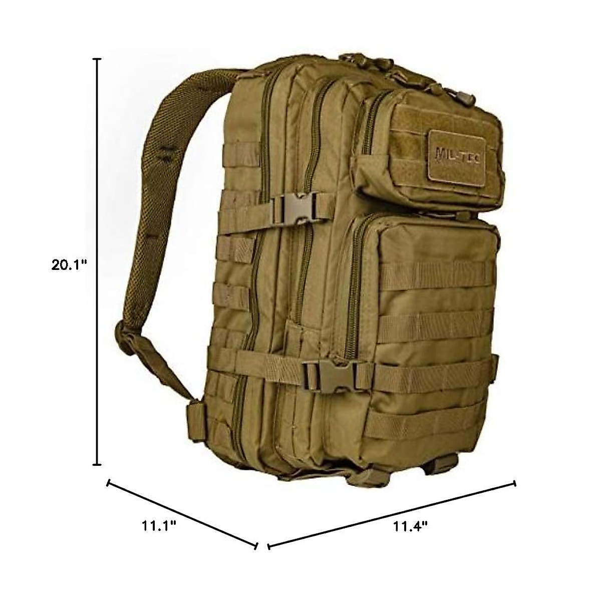 Mil-Tec Military Army Patrol MOLLE Assault Pack Tactical Combat Rucksack Backpack
