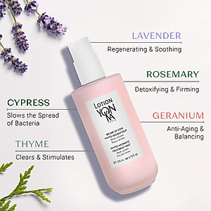 Yonka Lotion PS Hydrating Face Toner (Dry & Sensitive Skin) Daily Face Mist to Refresh and Purify with Quintessence Essential Oils, 6.76 oz