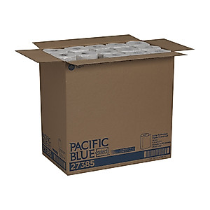 Pacific Blue Select 2-Ply Perforated Paper Towel Rolls by GP PRO (Georgia-Pacific), 27385, 85 Sheets Per Roll, 30 Rolls Per Case