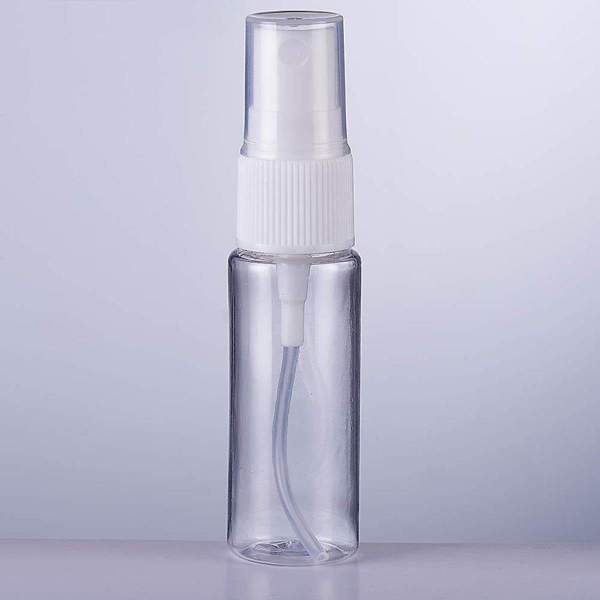 BENECREAT 30 Pack 20ml Fine Mist Spray Bottles Travel Size Bottles Travel Essentials Cosmetic Sample Bottles with 10pcs Plastic Pipettes for Perfume, Essential Oils, Toner