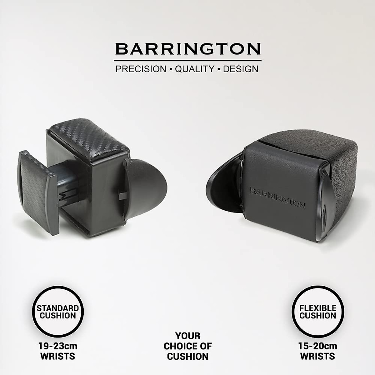 BARRINGTON Single Watch Winder for Automatic Watches with Silent Japanese Motor | Watch Winder for Rolex, Omega & Others | Adjustable TPD 650-1950 | AC Operated | Battery Backup (Racing Green)