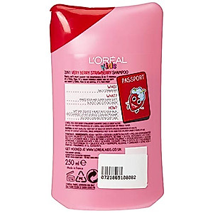 L'Oréal Paris Kids Extra Gentle 2in1 Shampoo - Very Berry Strawberry (250ml)