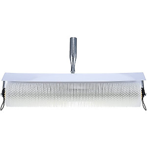 YaeTek Spiked Screeding Compound Roller, 19"x 1" Inch Remove Bubble Smooth Level Screed Surface Flooring Latex Self Levelling Spiked Compound Screed Floor Roller