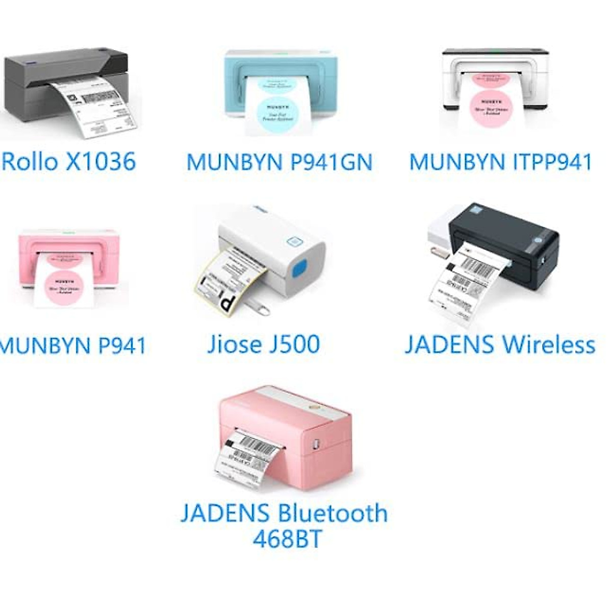T Power 24V Charger for Rollo Label Printer Model: X1038 Munbyn P941 Pac090M Itpp941, Netum Nt-8006, Jadens Bluetooth 468Bt Label Printer Thermal Power Supply