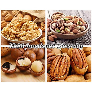 AKOAK 1 Count Creative Crab Crackers Sheller Home Convenient To Eat Crab Tools Walnut Nut Sheller Multifunctional Kitchen Seafood Tools (Pink)