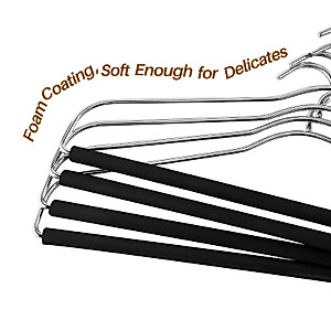 FREZON Extra-Wide Drapery Hangers Blanket Hangers Heavy Duty Space Saving with Nonslip Tube- Great for Quilts, Sleeping Bags, Comforters, Table Cloths(8 Pack)