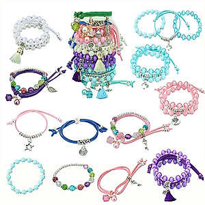 LolliBeads (TM) Make Charm Bracelets Kits 800 pcs Premium Bracelet Jewelry Making Kit Arts and Crafts for Girls Best Birthday/Christmas Gifts/Toys/DIY for Kids Friendship Bracelets Maker